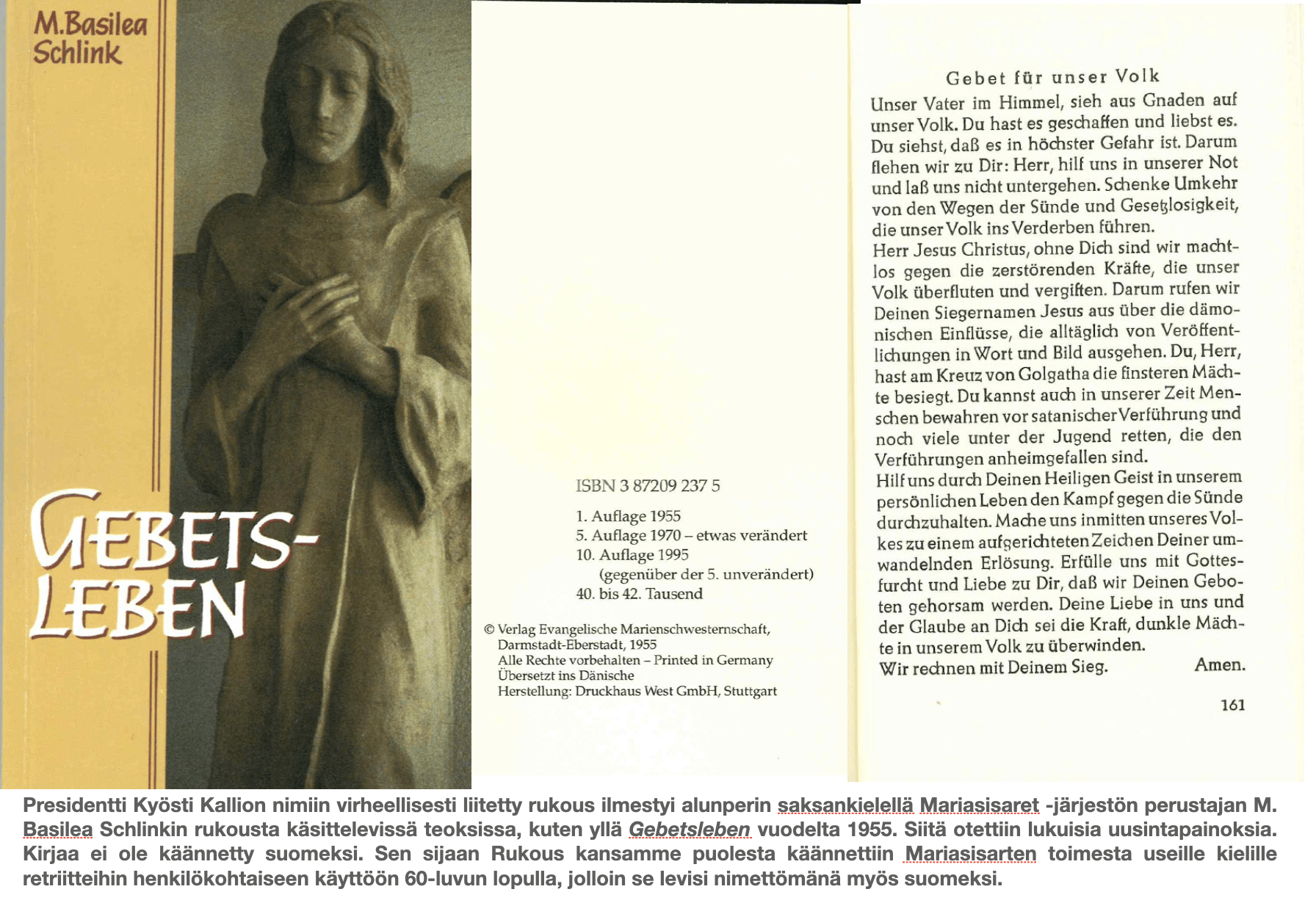 Presidentti Kyösti Kallion rukous. Onko se aito? Kenen se on? - Patmos.fi